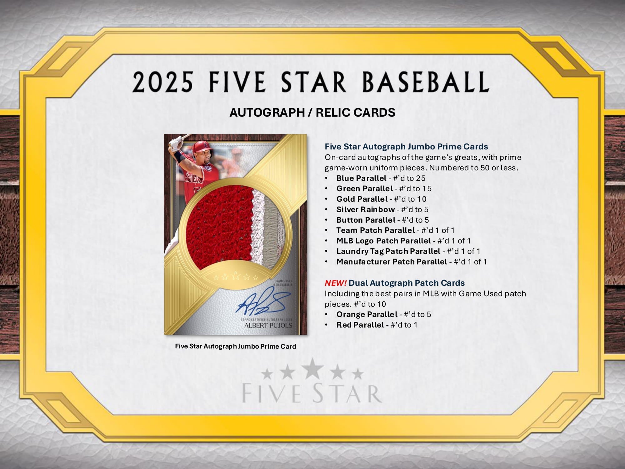 2025 Topps Five Star Baseball Hobby Box – CB Hobby