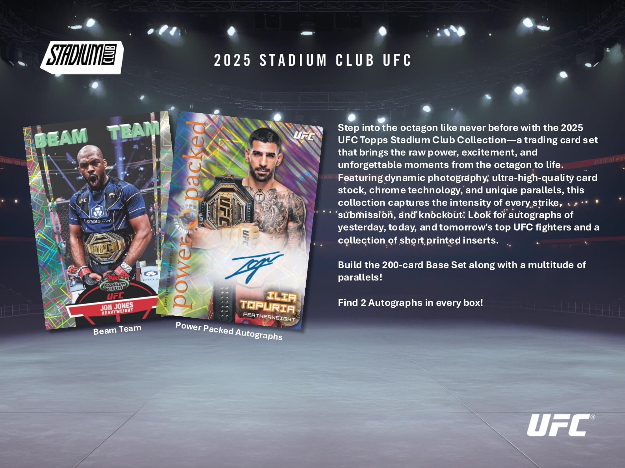 2025 Topps Stadium Club UFC Hobby Box – CB Hobby