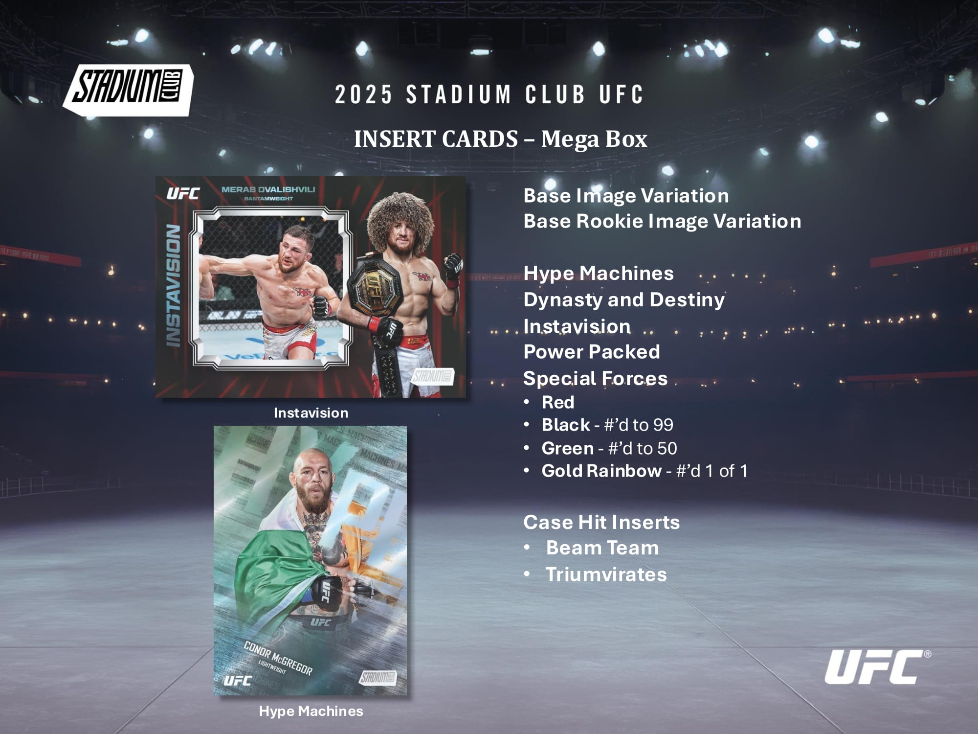 2025 Topps Stadium Club UFC Mega Box – CB Hobby