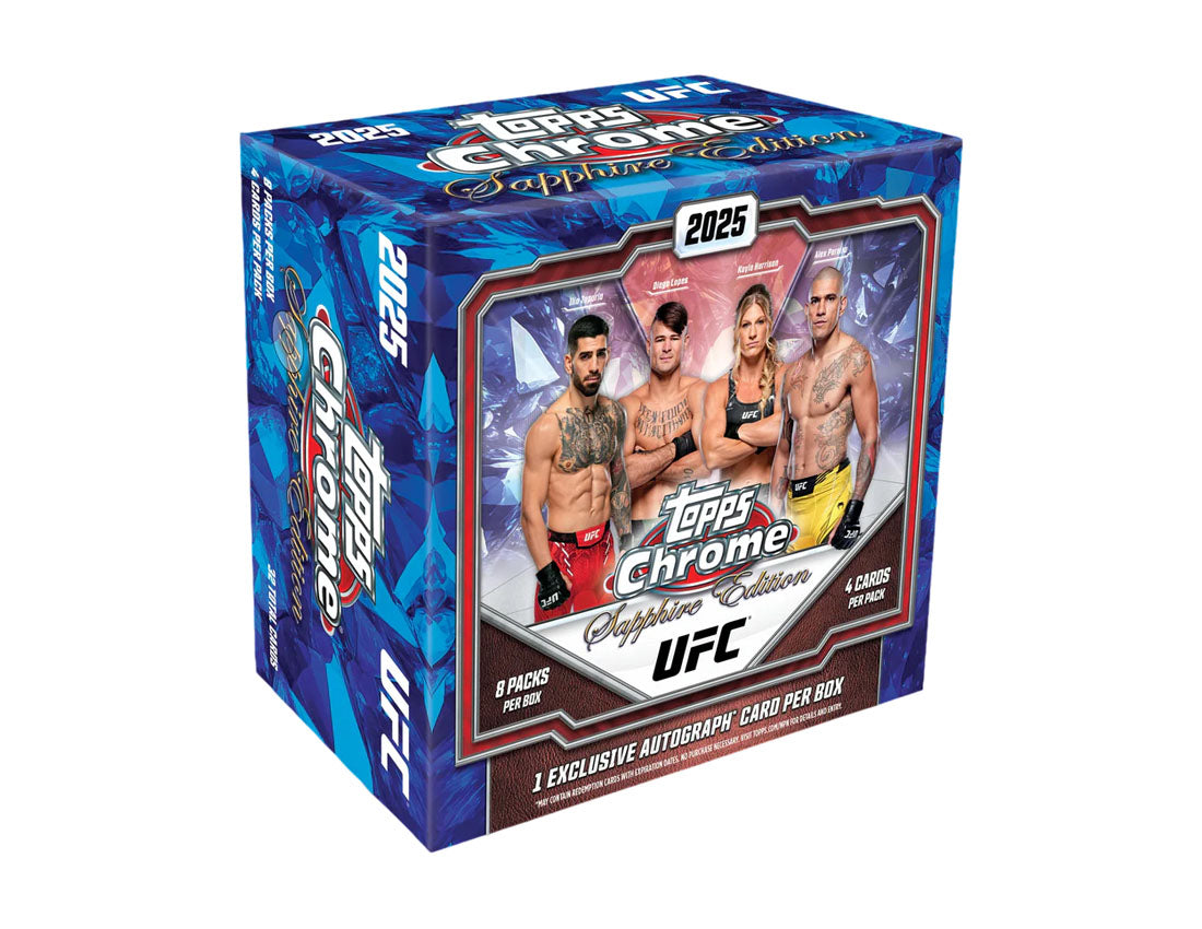2025 Topps Chrome Sapphire UFC Hobby Box – CB Hobby