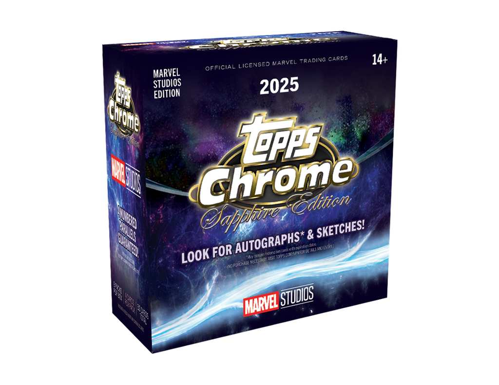 2025 Topps Chrome Sapphire Marvel Studios Hobby Box – CB Hobby