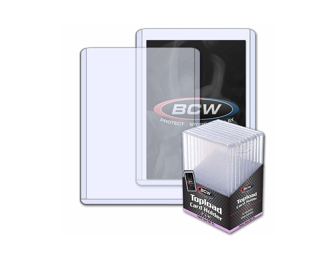 BCW Supplies: Thick Card 197pt Topload Holder (10 ct) – CB Hobby