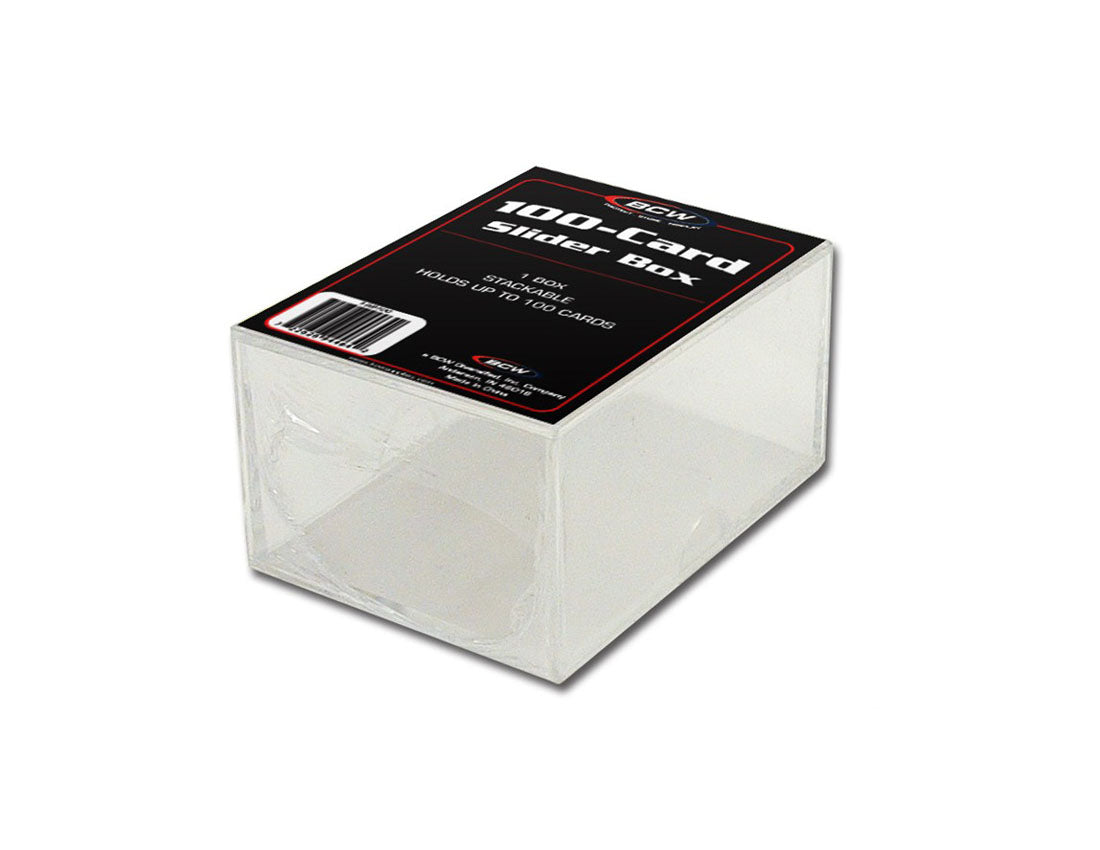 BCW Supplies: 100-card Slider Box – CB Hobby